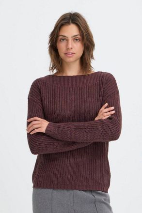 Oxmo Strickpullover OXFKANNA Kuscheliger Strickpullover
