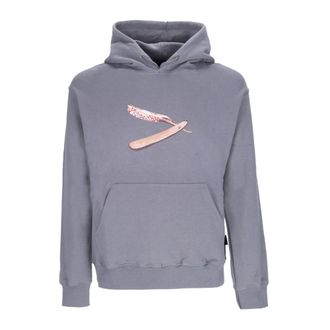 PROPAGANDA Grauer Hoodie mit K&auml;ngurutasche - - Sweatshirts & Hoodies - Herren - Grau - XS