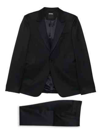 Ermenegildo Zegna costume en mohair mélangé - Bleu