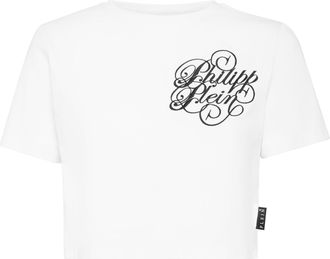 Philipp Plein Modal Sexy Pure Fit Cropped T-Shirt