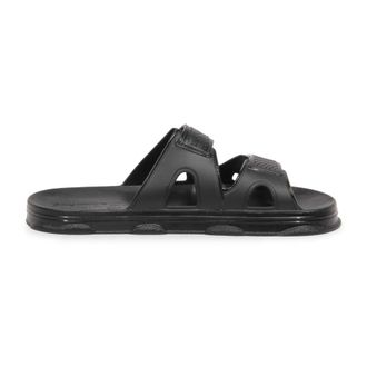 GCDS Schwarze Ciabatta Gummi Hausschuhe Ss22M470008 - - Shoes - Herren - Schwarzk - 40 EU