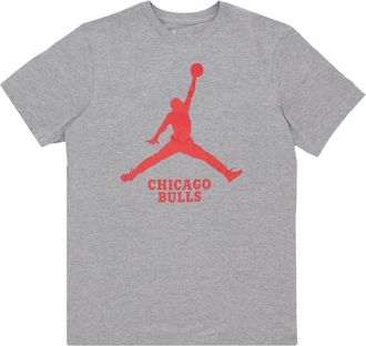 Nike Jordan Chicago Bulls Tee Essential Grau - - Sport - Herren - Grau - XL