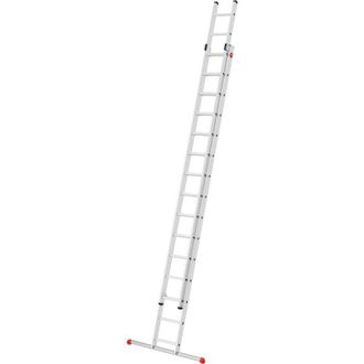 Hailo Aluminium-Schiebeleiter S80 ProfiStep duo 2 x 15 Sprossen