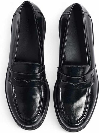 NA-KD mocassins chunky noirs