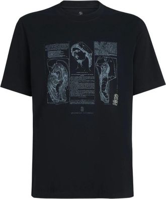 Brunello Cucinelli Homme, Tops, Noir, Taille: L Brunello Cucinelli T-shirts et polos Noir