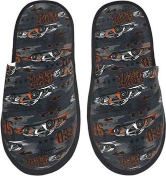Generic Voiture De Sport Cool Unisexe Chaussures De Maison Antid&eacute;rapantes Pantoufles Chaud Chaussons Pour Automne Ext&eacute;rieur Int&eacute;rieur M