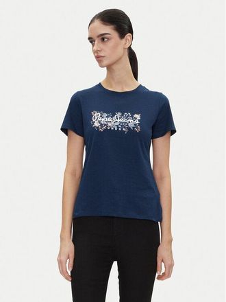 Pepe Jeans London T-Shirt Rosalind PL506034 Dunkelblau Regular Fit