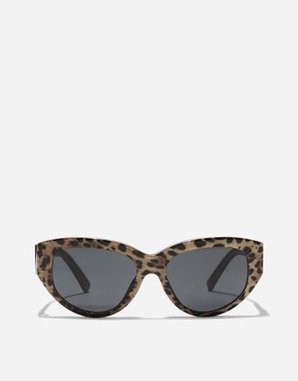 Dolce & Gabbana Sonnenbrille Dg Crossed - Frau Neuheiten Leo Aufschwarz Acetat Onesize