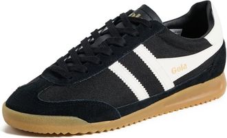 Gola Unisex Tornado Sneaker, Black/Off White, 38.5 EU