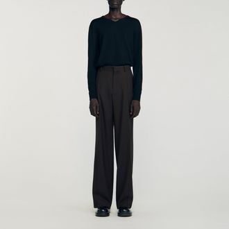 Sandro Pantalon de costume droit
