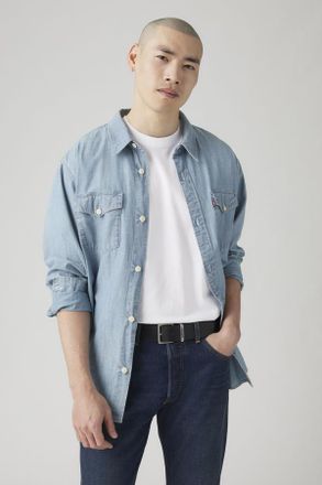 Levi's Flacher Keeper G&uuml;rtel - Herren - Schwarz / Schwarz