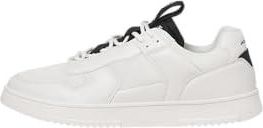 Jack & Jones Homme Sneaker Jfwgloucester PU Combo Baskets, Blanc éclatant, 43 EU