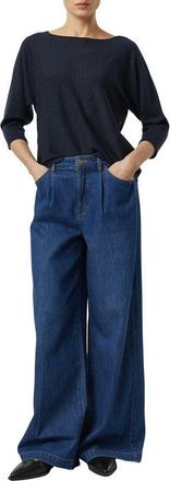 Comma 3/4 Arm-Pullover mit Glitzer-Details