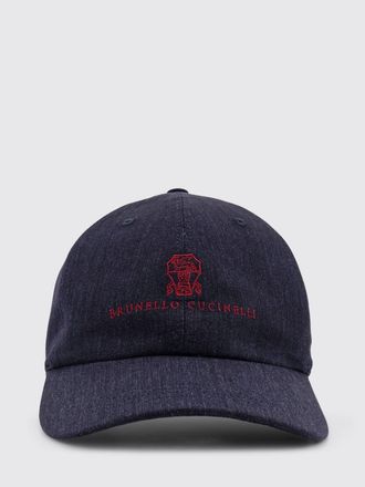 Brunello Cucinelli Chapeau BRUNELLO CUCINELLI Homme couleur Bleu Marine