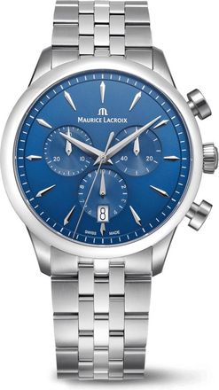 Maurice Lacroix 1975 Quartz Chronograph Blau 40MM Herrenuhr 751038-SS002-430-1