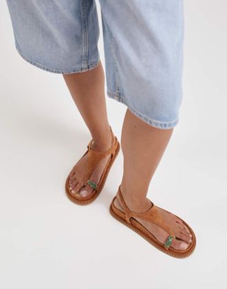 Dolce Vita Stefan - Sandales en daim avec boucle &agrave; lorteil - Fauve-Neutral