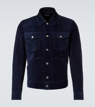 Tom Ford Jacke aus Veloursleder