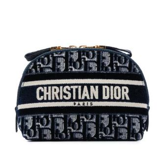 Dior Pre-owned Samttasche - - Pre-owned - Damen - Blau - ONE SIZE