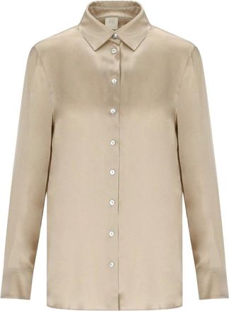 Marella Femme, Blouses et Chemises, Beige, Taille: 34 FR Alfio Shirt