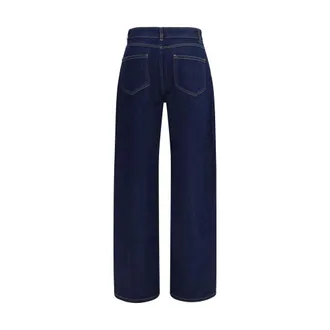 Max Mara Womens Blue Cotton Jeans Denim Clothing