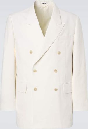 Auralee Blazer aus Wolle, Baumwolle und Leinen