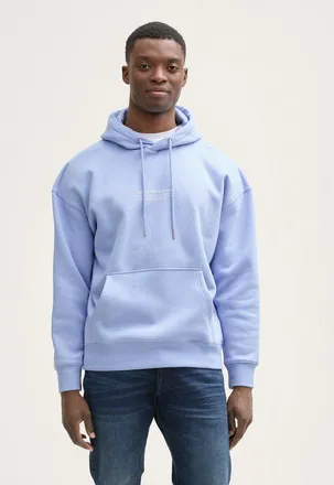 Tom Tailor Sweatshirt Strick & Sweatshirts Relaxed Hoodie Sweatshirt mit Logo-Print