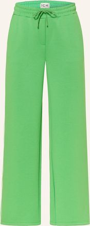 Ichi Hose Im Jogging-Stil Ihkate Mit Galonstreifen gruen
