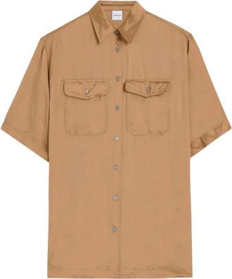 Aspesi Femme, Blouses et Chemises, Beige, Taille: 36 FR Camicia 5449