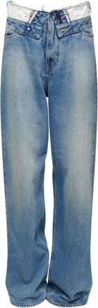 Maison Margiela Femme, Jeans, Bleu, Taille: W28 Loose-fit Jeans