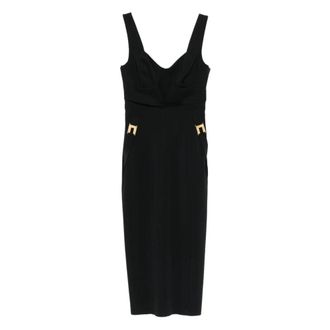 Elisabetta Franchi Corset Midi Dress - - Dresses - Damen - Schwarzk - XS
