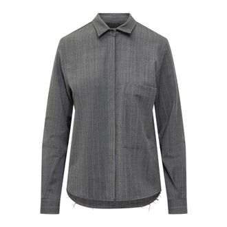 Nine In The Morning Klassisches Kragenhemd - - Blouses & Shirts - Damen - Grau - L