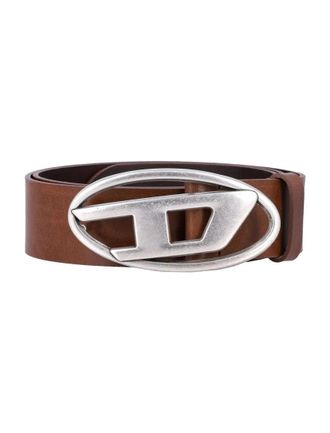 Diesel G&uuml;rtel - B-1Dr Leather Belt - Gr. 100 - in Rot - f&uuml;r Damen