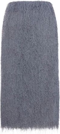 Dries Van Noten Femme, Jupes, Gris, Taille: 40 FR Fringed Skirt