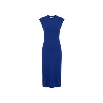 Jil Sander Midikleid - - Dresses - Damen - Blau - L