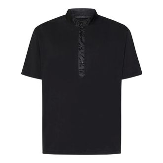 low brand Homme, Tops, Noir, Taille: M Polo Chemises