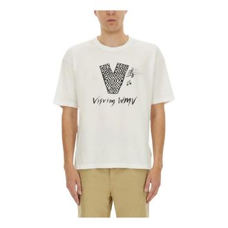 Visvim Homme, Tops, Blanc, Taille: 2XL Jumbo Tee S/S V Crash