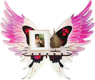 Generic Butterfly Wing Corner - Vintage B&ouml;hmischer Schwimmst&auml;nder dekoratives Aufbewahrungsregal | Wandmontierter Angel Wing Rack f&uuml;r Schlafzimmerecke, Wohnra