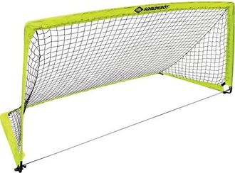 Schildkrot Fitness Schildkr&ouml;t Fussballtor XL, tragbares und faltbares Fussballtor mit innovativem Metallstangen-Stecksystem und Metallhaken f&uuml;r Befestigung im Boden, 200