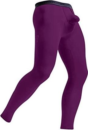 Generico Collants thermiques pour homme, pantalon thermique pour homme, pantalon thermique pour homme, hiver en molleton, pantalon de moto, leggings de compres