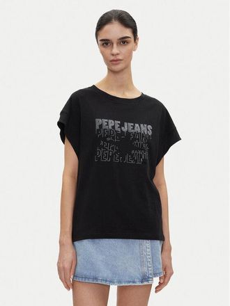 Pepe Jeans London T-Shirt Lira PL505996 Schwarz Regular Fit