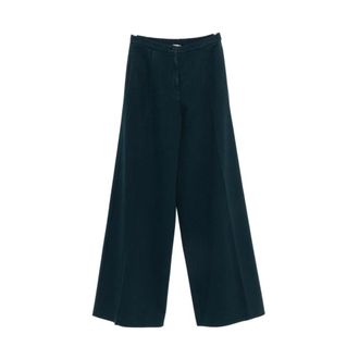 Forte_Forte Wide Hosen - - Trousers - Damen - Blau - S