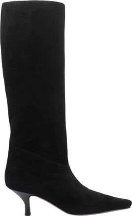 PARIS TEXAS Bottes en daim Rose - Femme - Chaussures - Noir - Taille: 39 EU