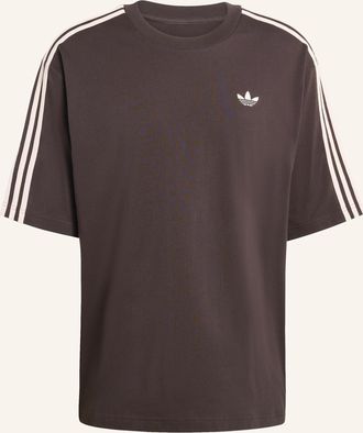 adidas Originals Adidas Originals Oversized-Shirt 3-Streifen braun