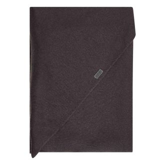 Brunello Cucinelli Femme, Accessoires, Brun, Taille: ONE Size Foulard Triangulaire Brod&eacute; de Monili