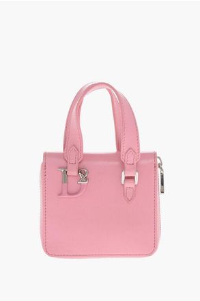 Dsquared2 Solid-Colour Neck Wallet with Adjustable Strap and Embossed size Unica