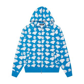 Billionaire Boys Club Diamanten & Dollars Rei&szlig;verschluss Hoodie - - Sweatshirts & Hoodies - Herren - Blau - L