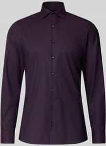 Olymp Level 5 Slim Fit Businesshemd aus Baumwolle mit Kentkragen