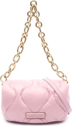 Miu Miu sac à bandoulière matelassé (2010-2025) - Rose