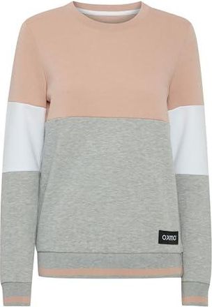 Oxmo OXOmaya Sweat-shirt &agrave; col rond pour femme, Rose dacajou (151511)., M