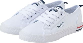 Pepe Jeans London Brady Basic Boy, Sneaker, White